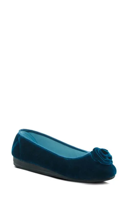 SPRING STEP SHOES Roseloud Slipper - Teal
