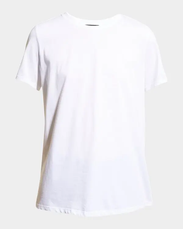 Eileen Fisher Crewneck Jersey Tee - White