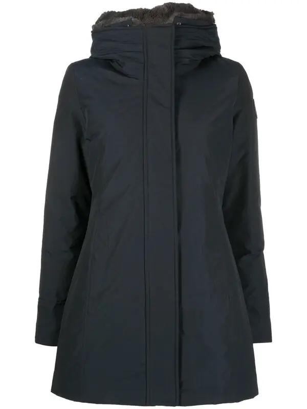 Woolrich Logo-patch Zip-up Hooded Jacket