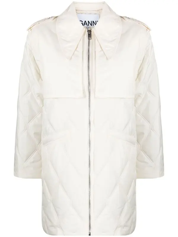 GANNI Ripstop Quilted Jacket