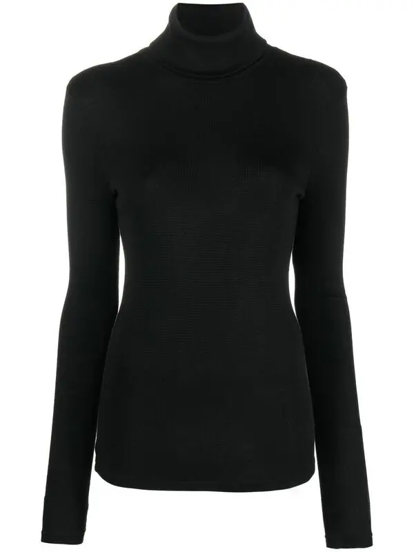 MARANT ETOILE Roll Neck Jumper - Black