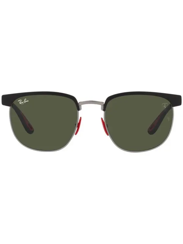 Ray-ban Rb3698m Scuderia Ferrari Sunglasses - Black