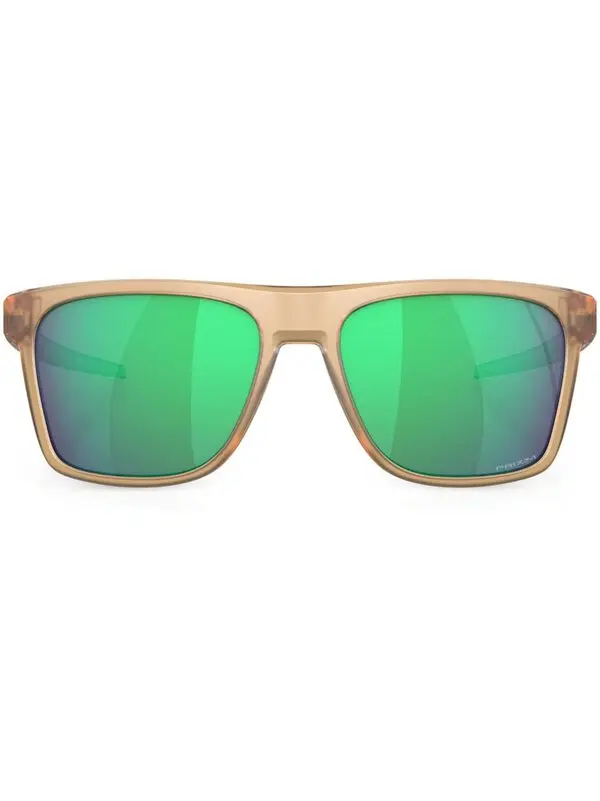 Oakley Leffingwell Rectangle-frame Sunglasses - Brown