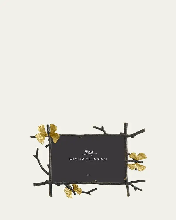 Michael Aram Butterfly Ginkgo 5 X 7 Picture Frame - Bronze