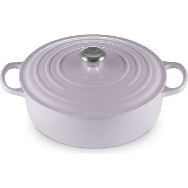 LE CREUSET Signature 6 3/4-quart Round Wide French/dutch Oven - Shallot