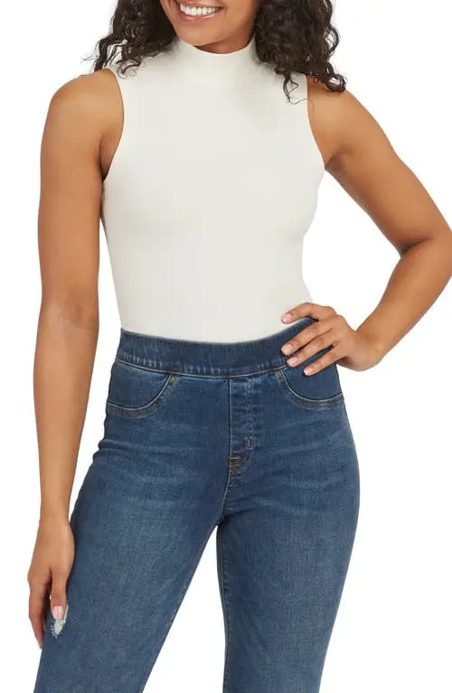 SPANX® Suit Yourself Ribbed Sleeveless Bodysuit - Parchment