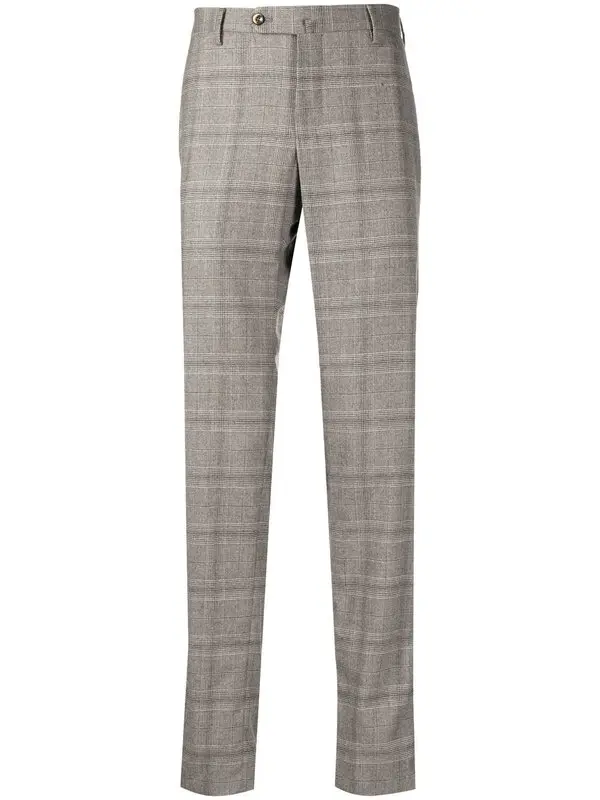 PT TORINO Check-print Trousers