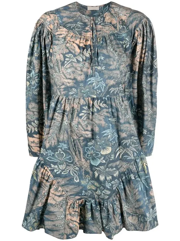 Ulla Johnson Leiko Floral-print Mini Dress
