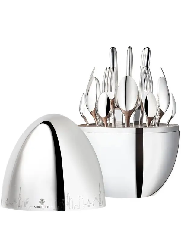 Christofle Mood Skyline Shanghai 24-piece Flatware Set