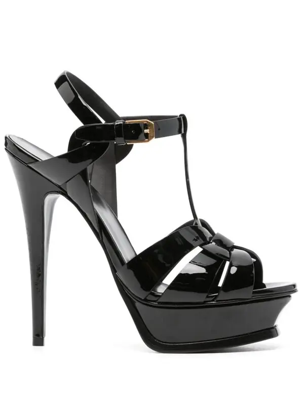 Saint Laurent 105mm Classic Tribute Patent Sandals
