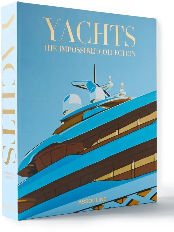 Assouline Yachts: The Impossible Collection Hardcover Book - Blue