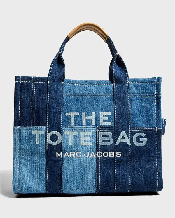 Marc Jacobs Denim Medium Tote - Blue Denim