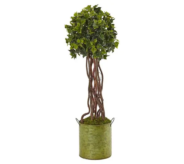 NEARLY NATURAL 2.5' English Ivy Tree Uv Resista Nt I/o