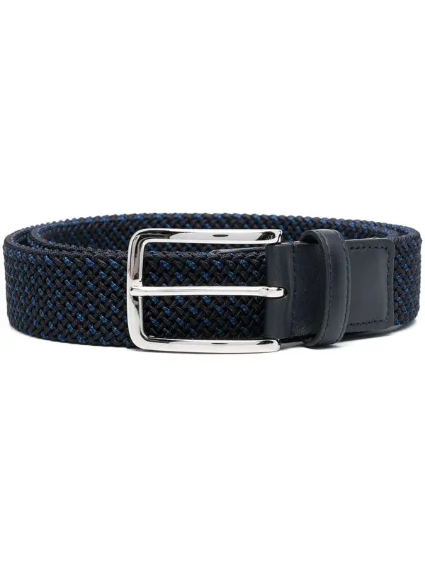 Hogan Interwoven Design Belt - Blue