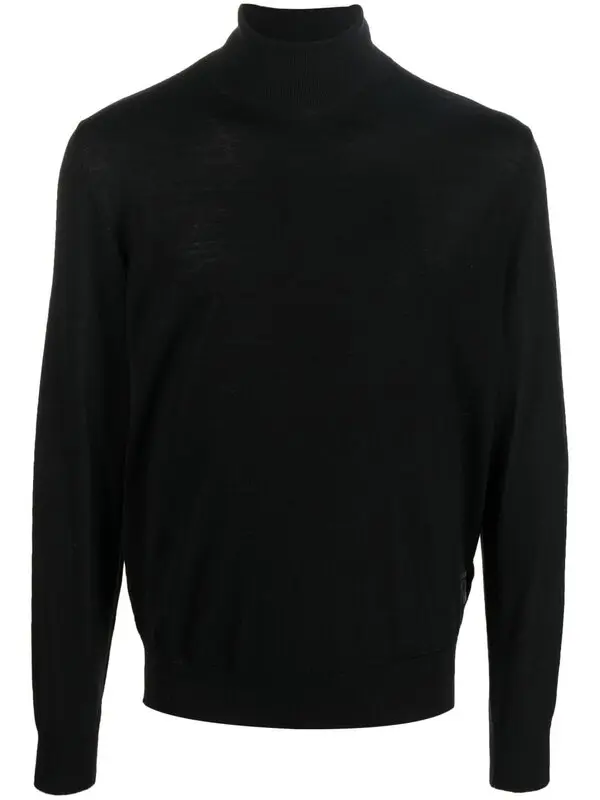Dsquared2 Roll-neck Wool Jumper - Black