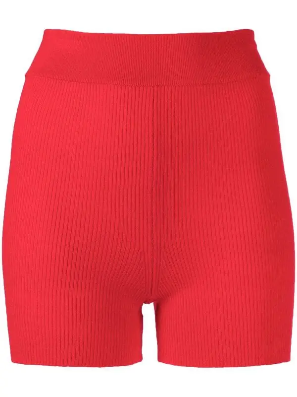 Cashmere In Love Alexa Knit Cycling Shorts - Red