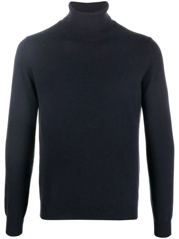 Corneliani Long-sleeve Roll-neck Jumper - Blue