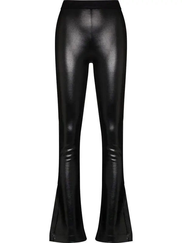 RtA Lais Coated Flared Leggings