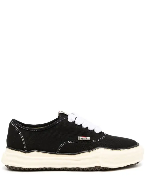Mihara Yasuhiro Baker Over-dyed Sneakers - Black