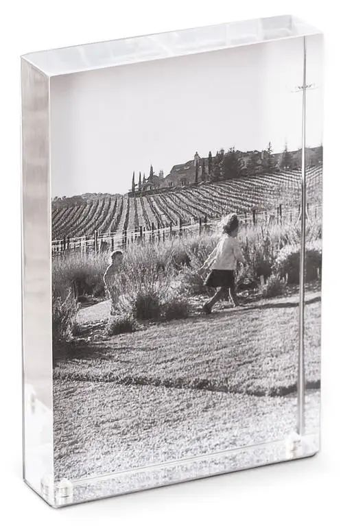BEY-BERK Sandy Acrylic Picture Frame