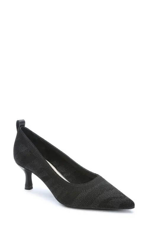 Sanctuary Pep It Up Knit Pumps - Black Camo