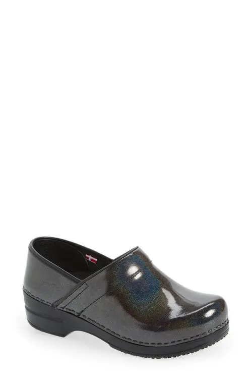 SANITA Sable Clogs - Charcoal