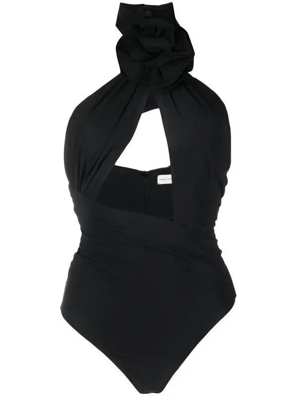 Magda Butrym Cut-out Flower-detail Body