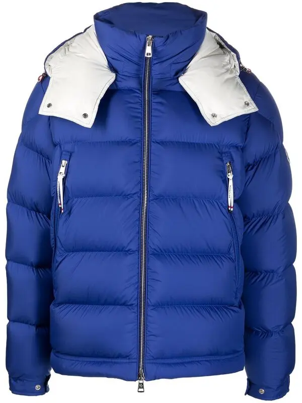 Moncler Feather-down Padded Puffer Jacket - Blue