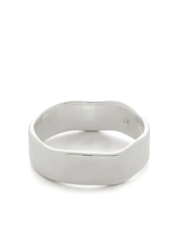 Monica Vinader Siren Muse Band Ring - Silver