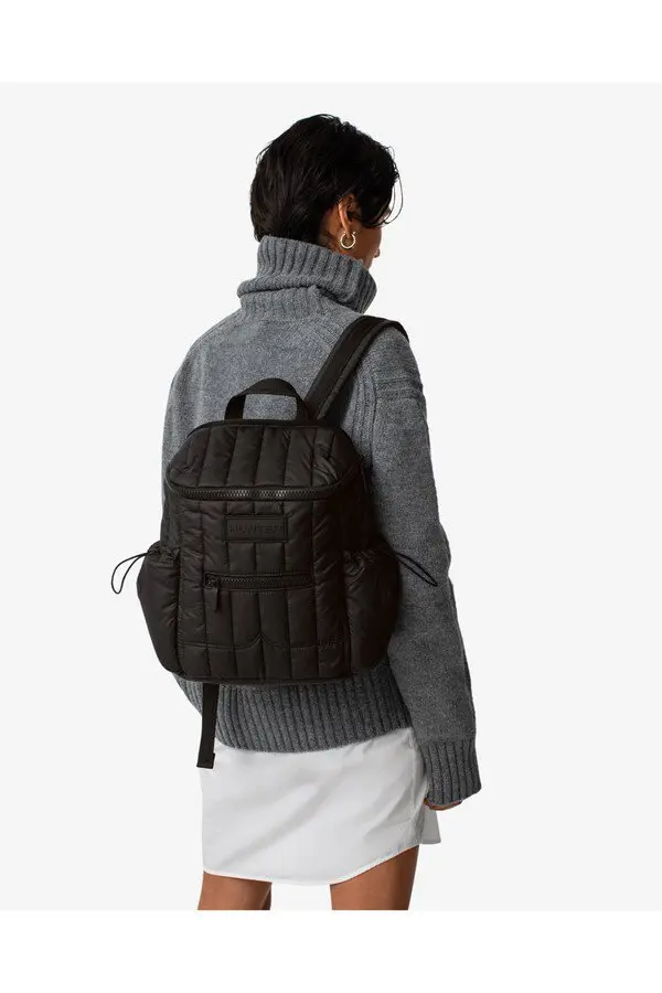 Hunter Intrepid Puffer Backpack Black Editorialist