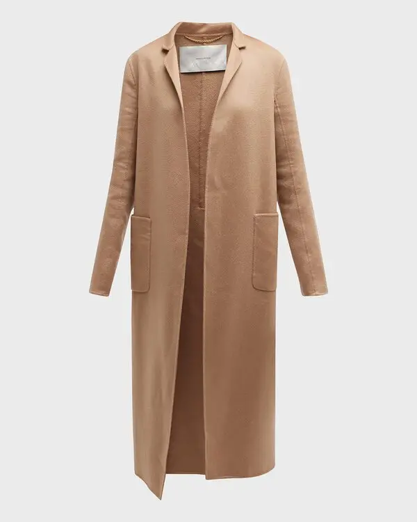 Adam Lippes Zibelline Cashmere Midi Coat - Camel