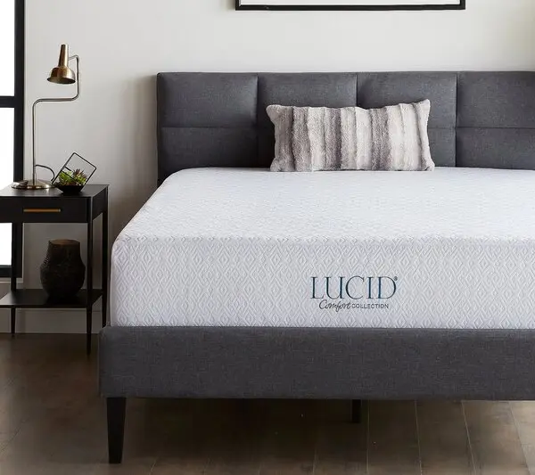 LUCID Comfort Collection 14 Memory Foam Mattress, King