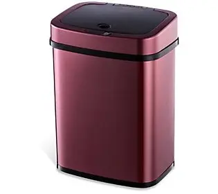 NINE STARS Ninestars Motion Sensor 3.2 Gal Stainless Stee Trash Can