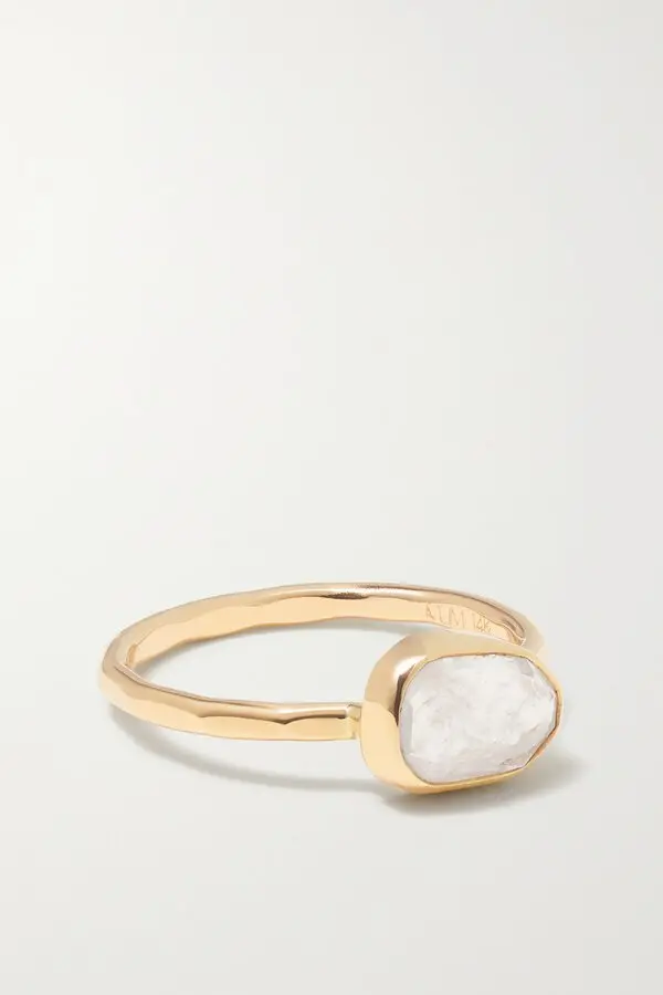 MELISSA JOY MANNING 14-karat Recycled Moonstone Ring