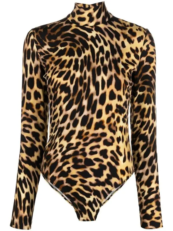 Stella McCartney Leopard-print Bodysuit
