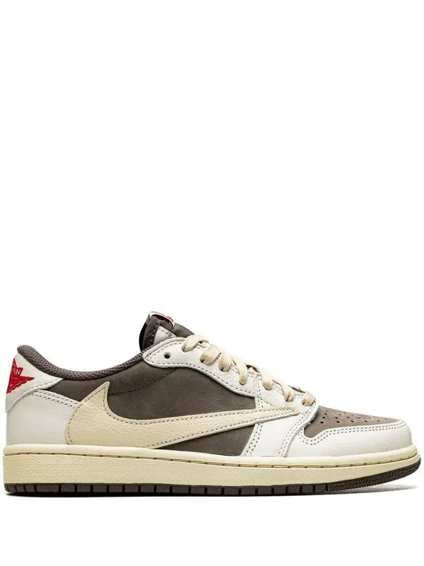 JORDAN X Travis Scott Air 1 Low Og Reverse Mocha Sneakers - Brown