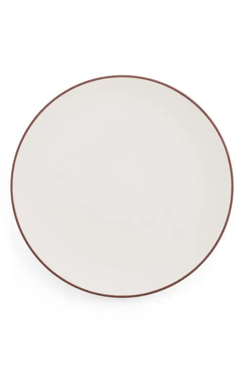 NAMBE Taos Round Platter - White