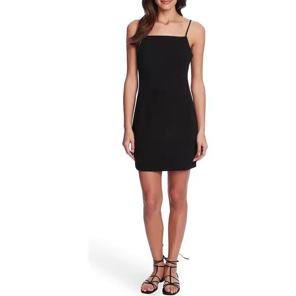 1.State Crepe Sheath Minidress