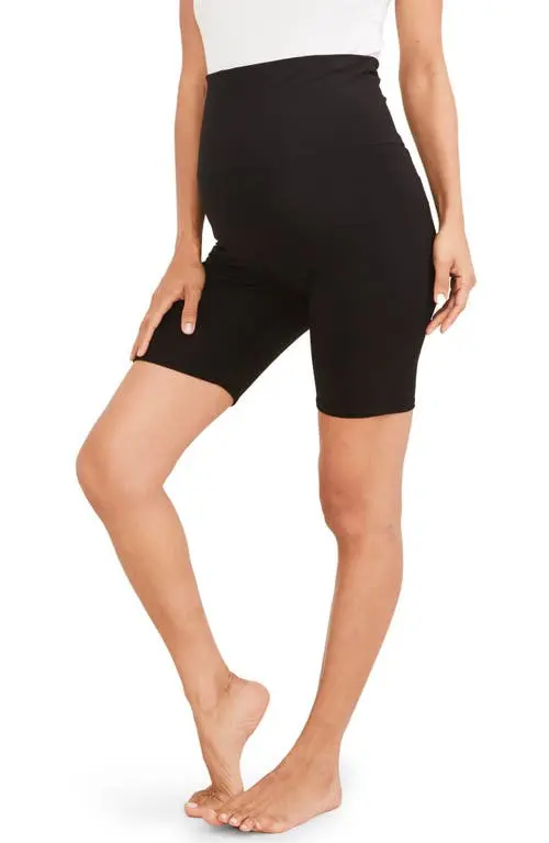 Hatch Over-the-bump Maternity Bike Shorts - Black