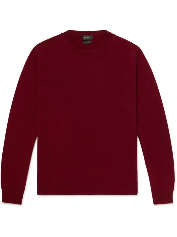 SULKA Cashmere Crew-neck Sweater
