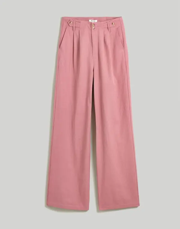 Madewell The Harlow Wide-leg Pants - Woodrose