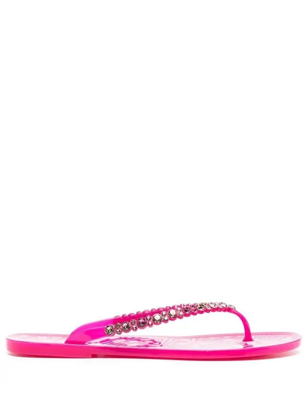 SOPHIA WEBSTER Esme Crystal Flip Flops
