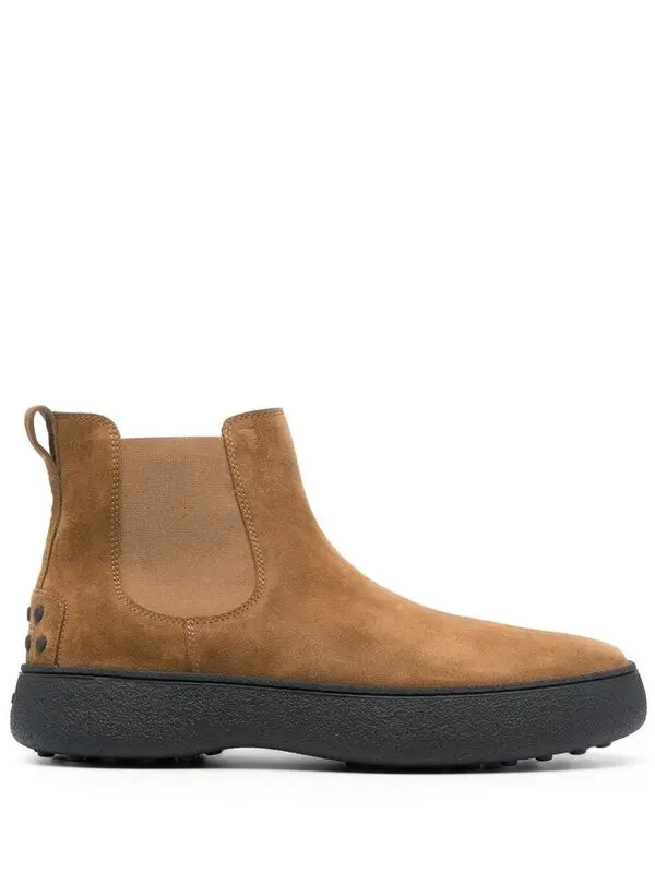 TOD'S Suede Chelsea Boots