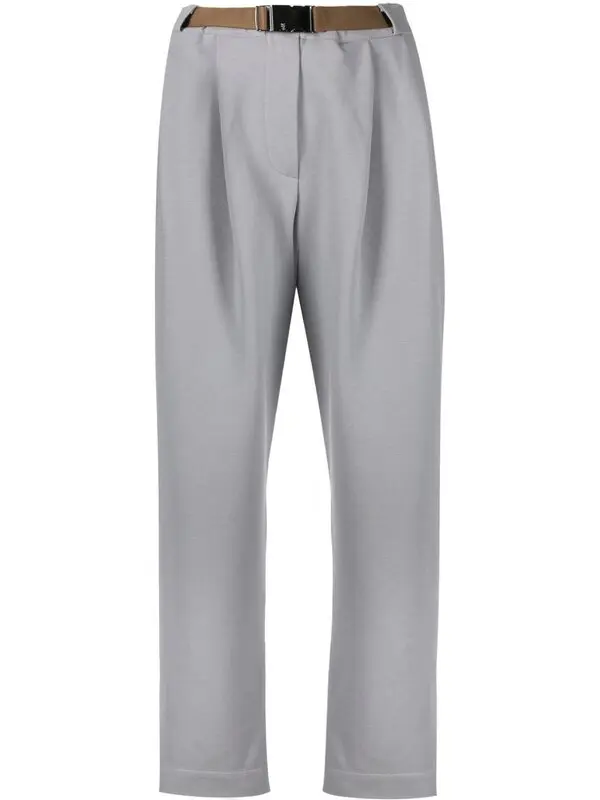 Brunello Cucinelli Belted Straight-leg Trousers