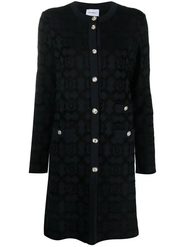 FERRAGAMO Fitted Single-breasted Coat