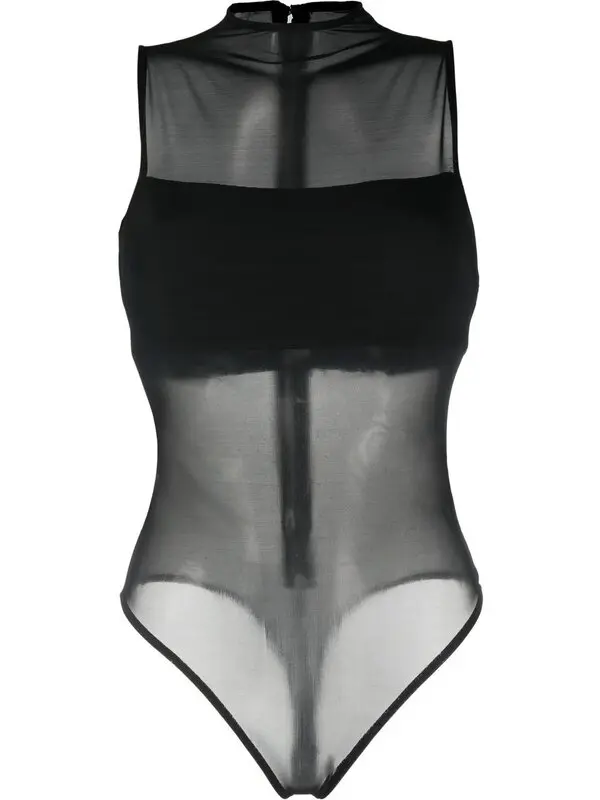 Alice + Olivia Nichol High-neck Bodysuit - Black