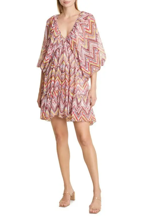 Likely Colin Print Tiered Dress