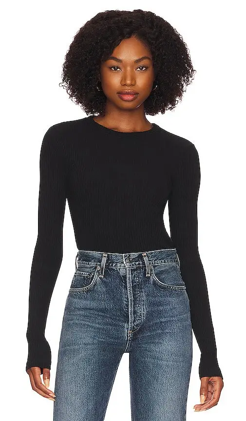 AGOLDE Alma Shrunken Crew Neck Tee