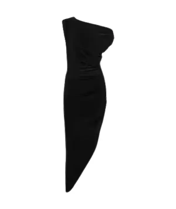 Norma Kamali Off-shoulder Jersey Gown