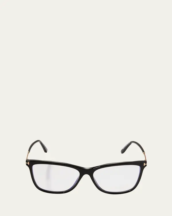 TOM FORD Acetate Cat-eye Glasses - Black